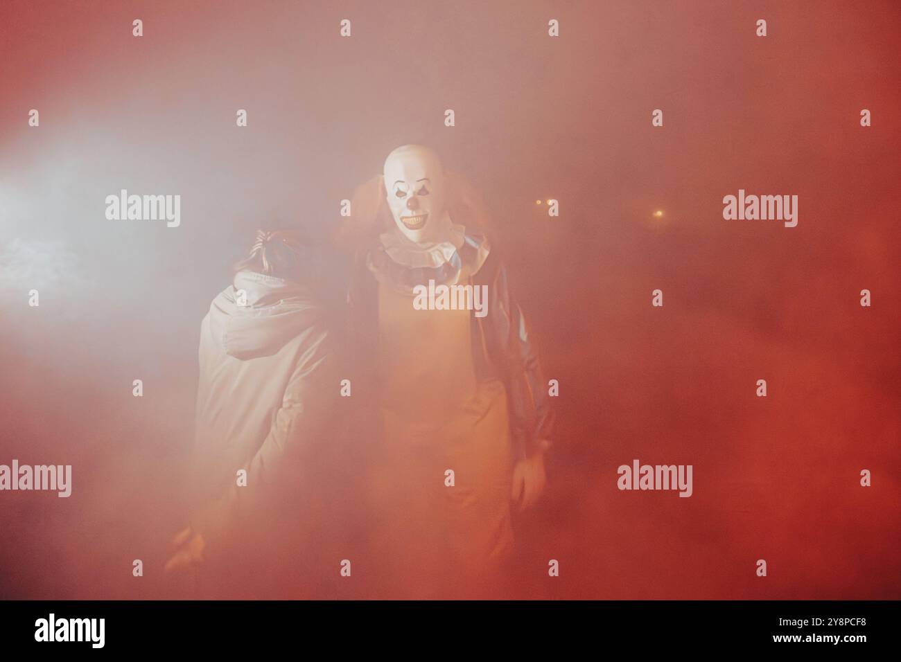 Frankfurth, October 2022/23 Horror Maze labyrinth Stock Photo - Alamy