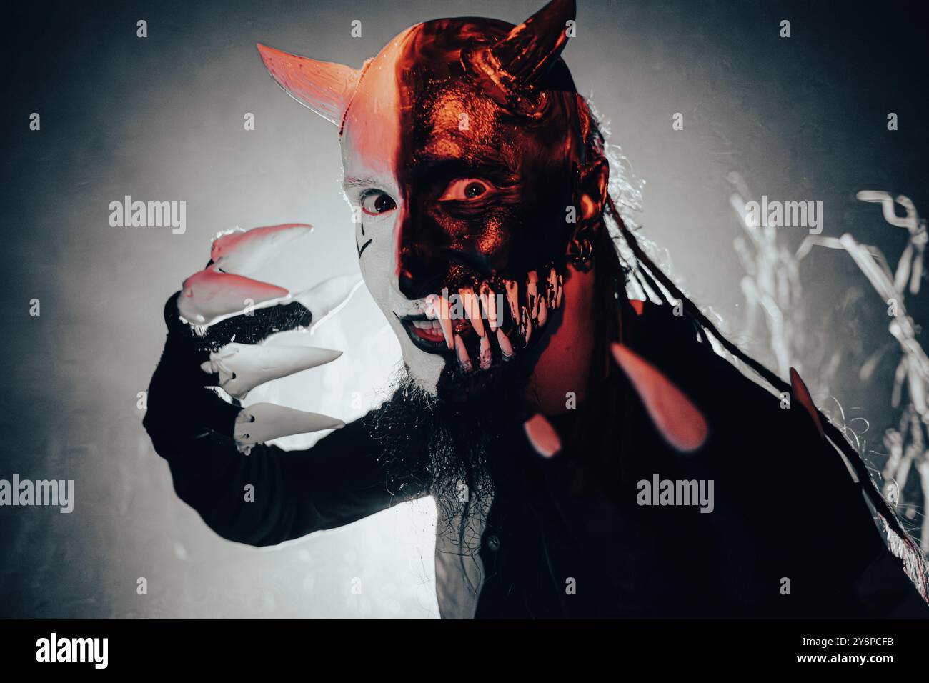 Frankfurth, October 2022/23 Horror Maze labyrinth Stock Photo - Alamy