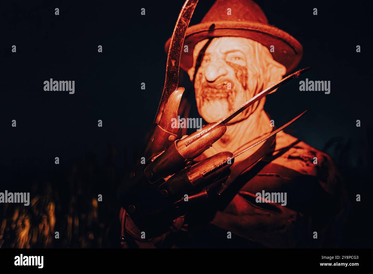 Frankfurth, October 2022/23 Horror Maze labyrinth Stock Photo - Alamy