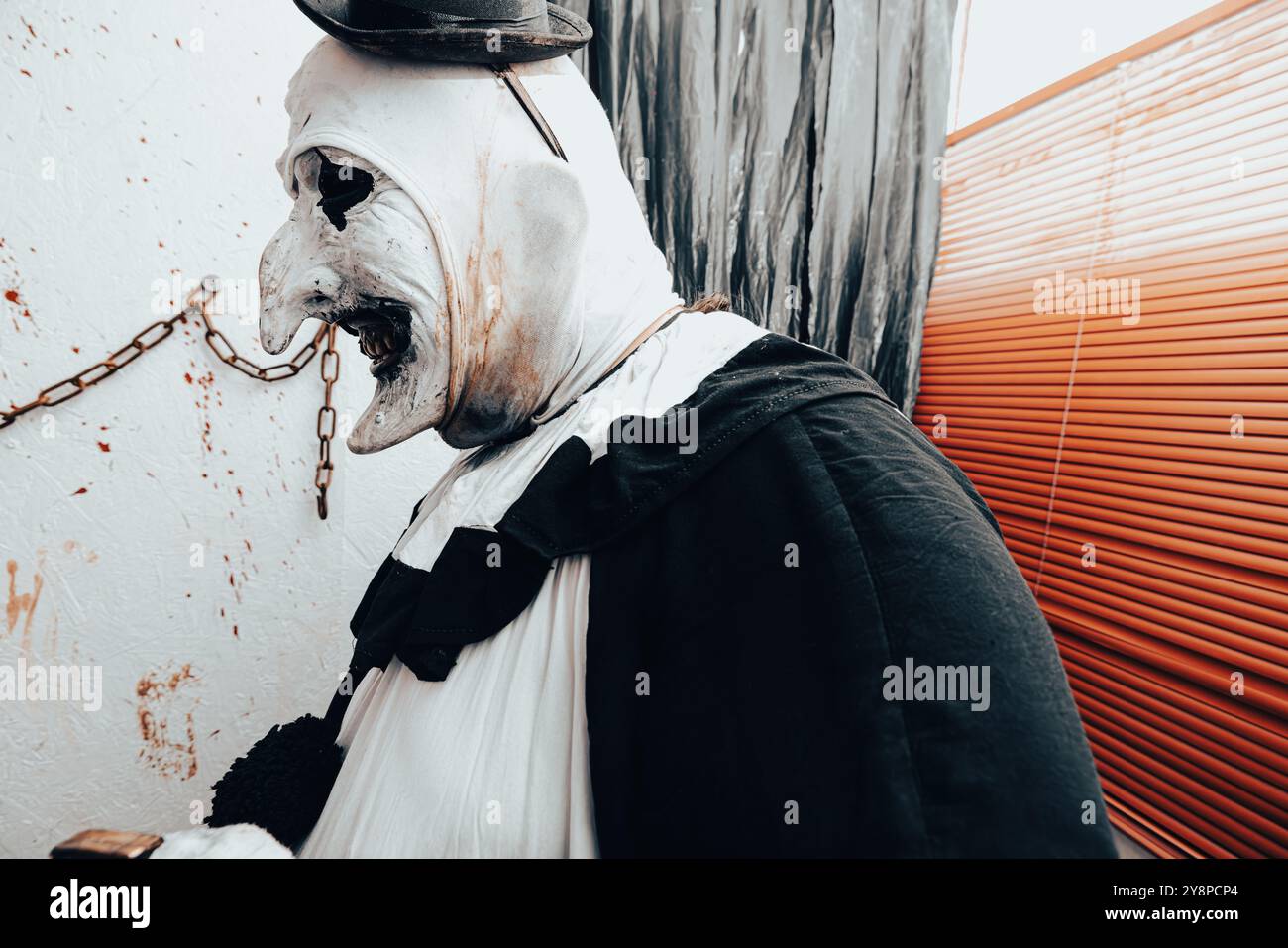 Frankfurth, October 2022/23 Horror Maze labyrinth Stock Photo - Alamy