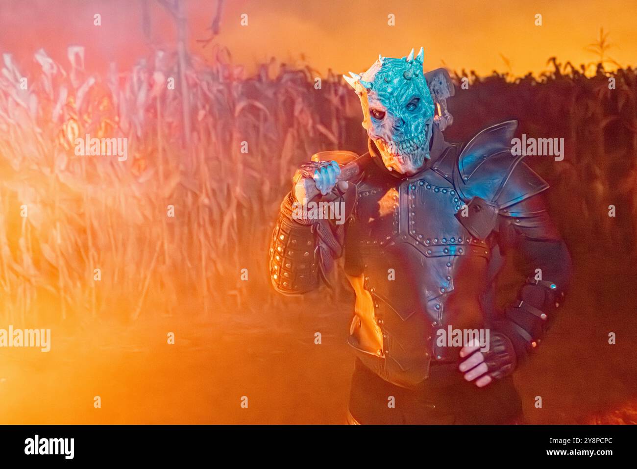 Frankfurth, October 2022/23 Horror Maze labyrinth Stock Photo - Alamy