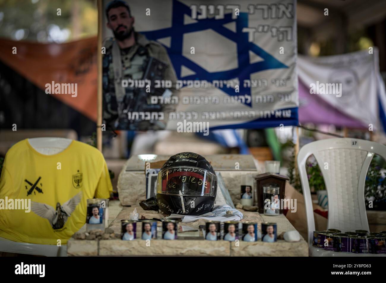 Jerusalem, Israel. 06th Oct, 2024. A view of a cemetery in Jerusalem ...