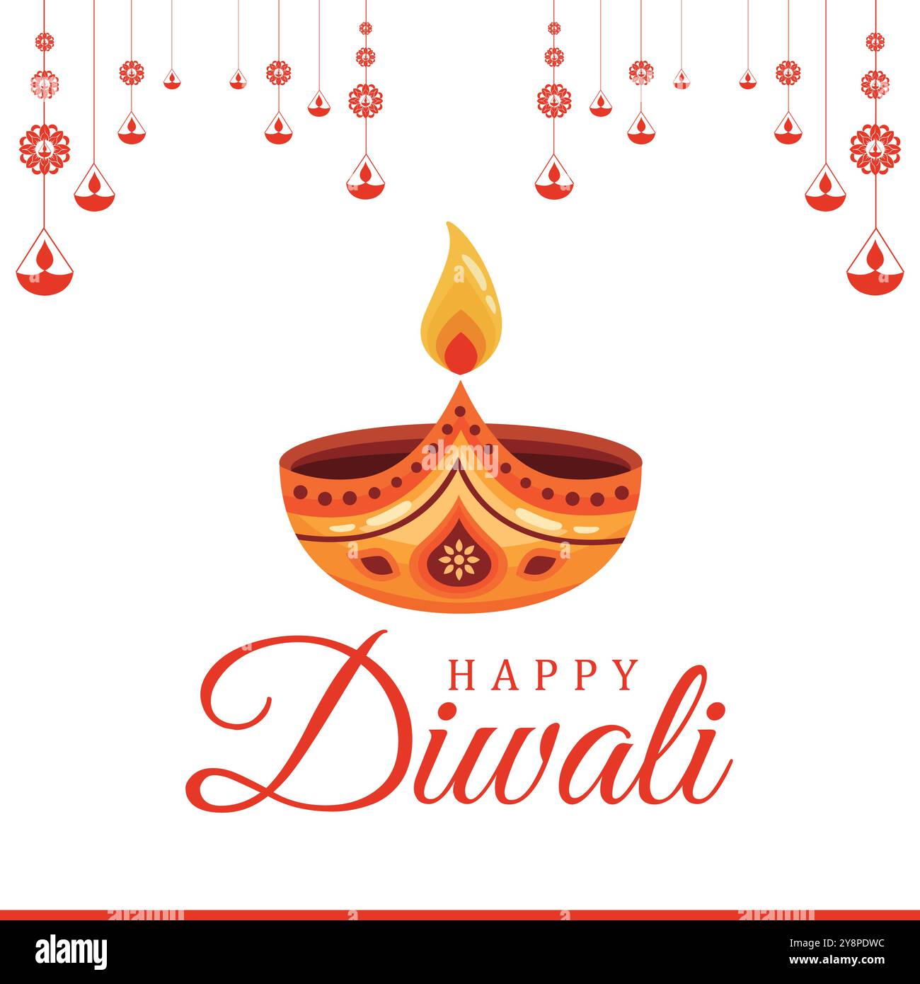 happy Diwali, vector graphic happy Diwali, Diwali greeting card, social ...