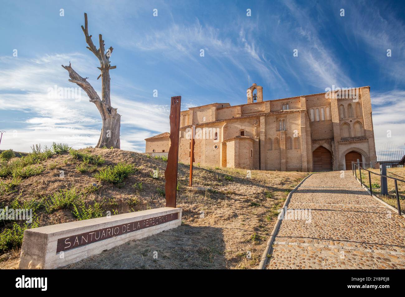 Santuario de la Peregrina in Sahagun, Way of St. James, Leon, Spain ...