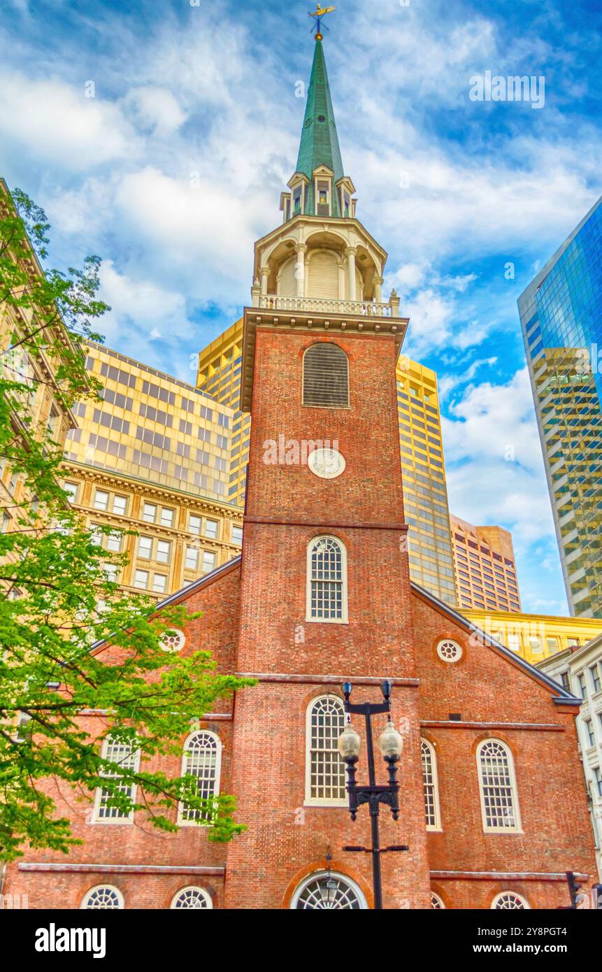 Old South Meeting House, iconic landmark on the Freedom Trail route in ...