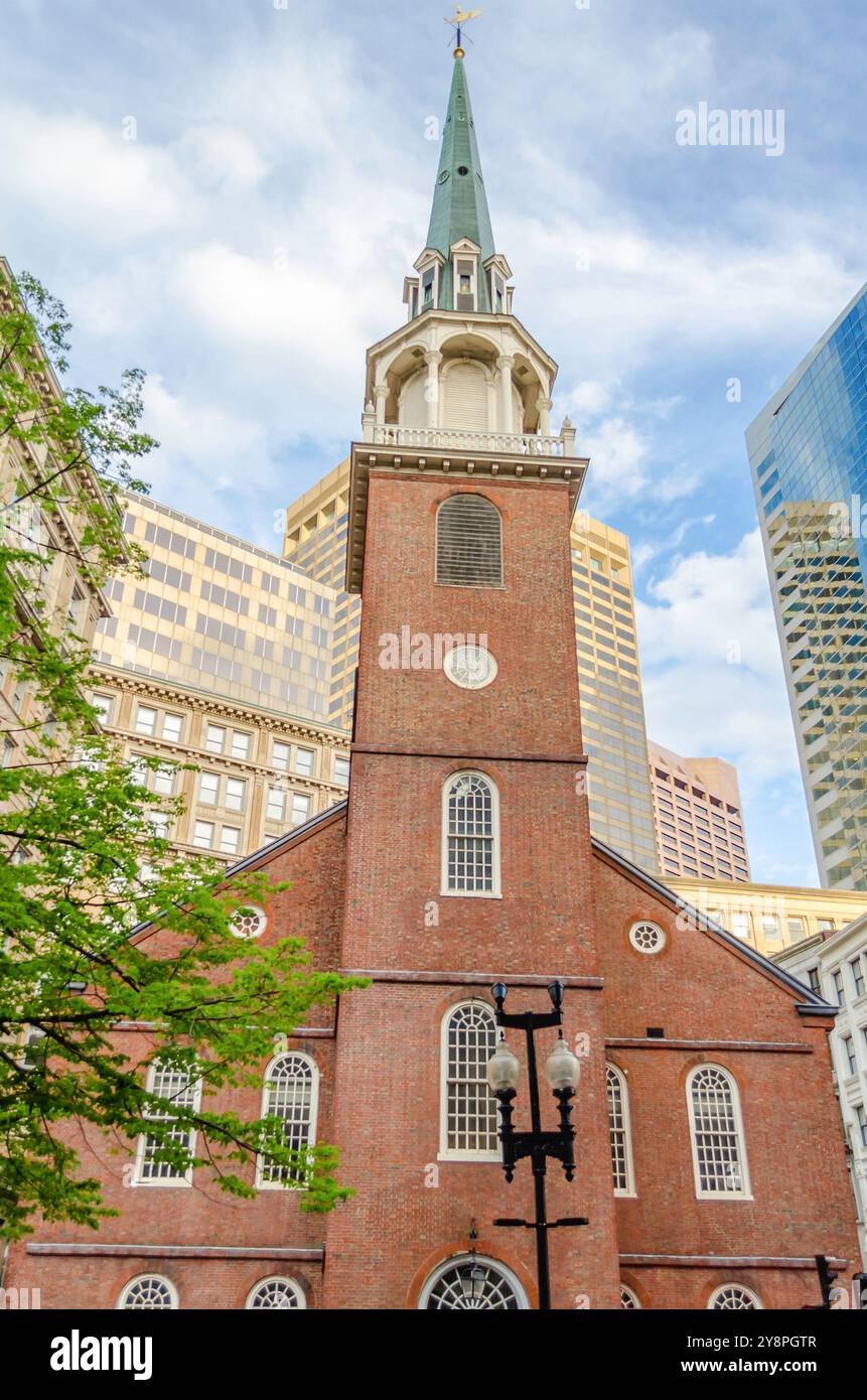 Old South Meeting House, iconic landmark on the Freedom Trail route in ...