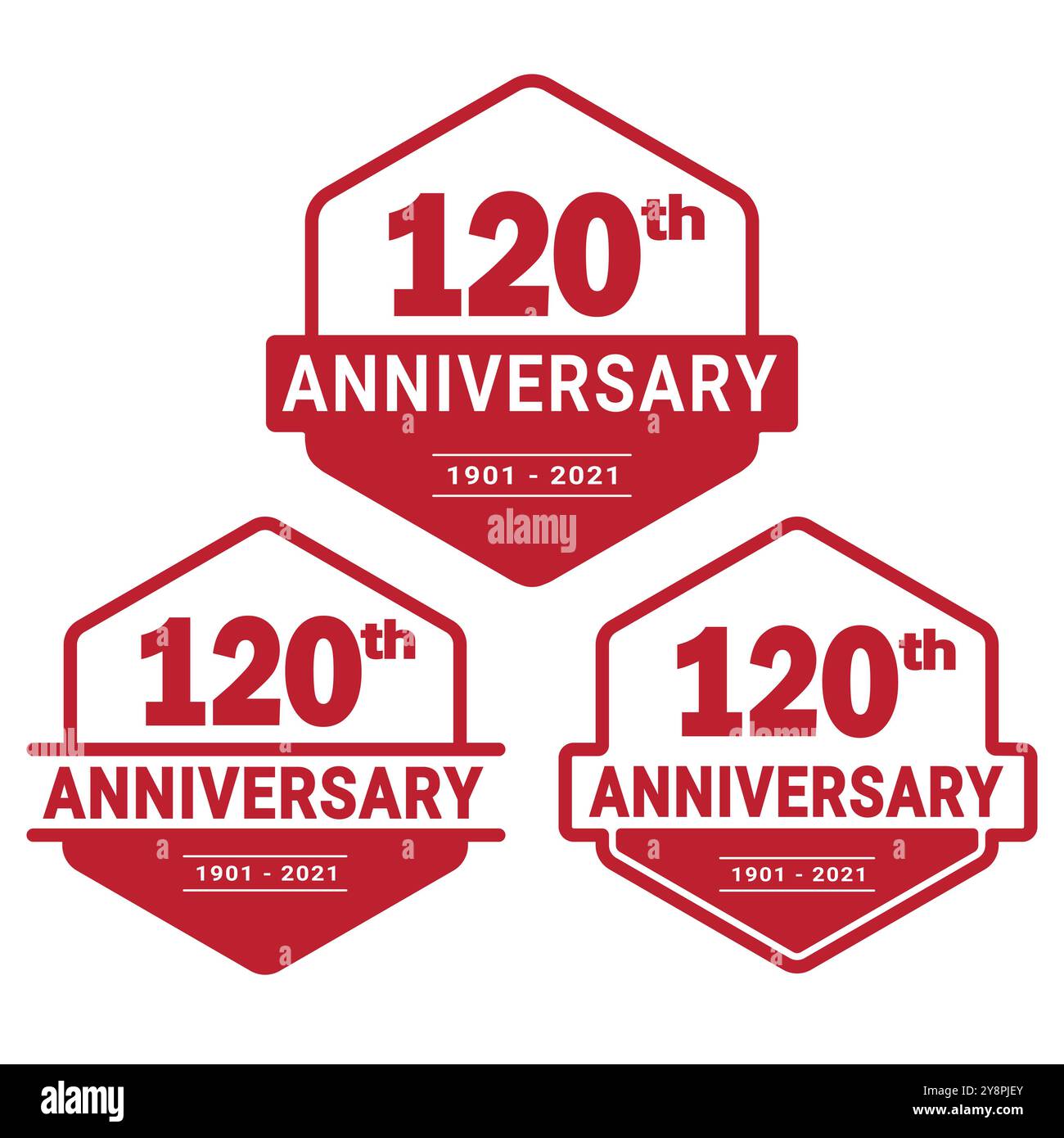 120 years anniversary celebration logotype. 120th anniversary logo ...