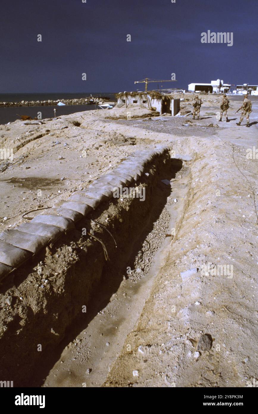 First Gulf War: 8th March 1991 American soldiers of the 1st Special ...