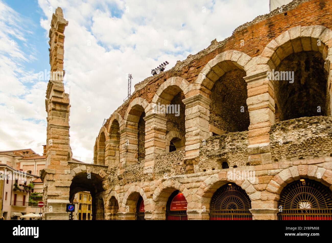 Ancient Roman amphitheatre Arena in Verona, Italy Stock Photo - Alamy
