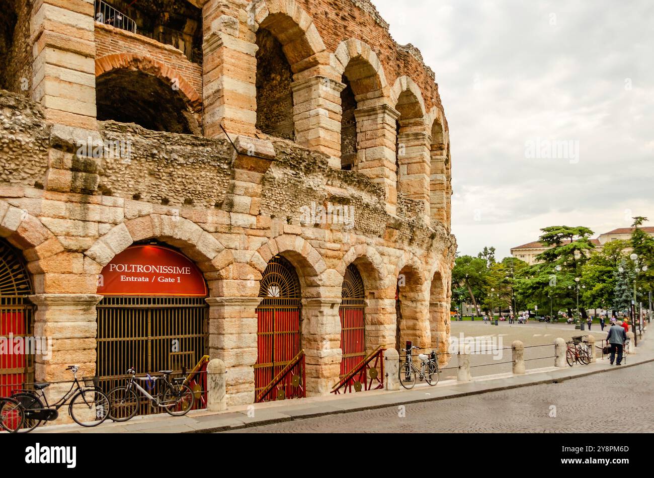 Ancient Roman amphitheatre Arena in Verona, Italy Stock Photo - Alamy