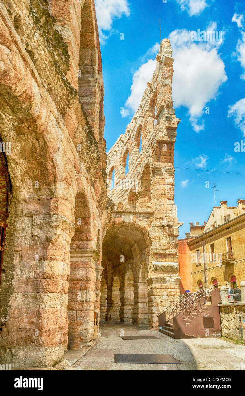Ancient Roman amphitheatre Arena in Verona, Italy Stock Photo - Alamy