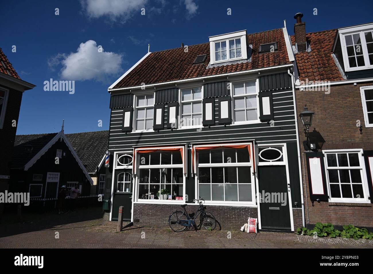 Marken, Netherlands - August 25, 2024: Marken is a village in the ...