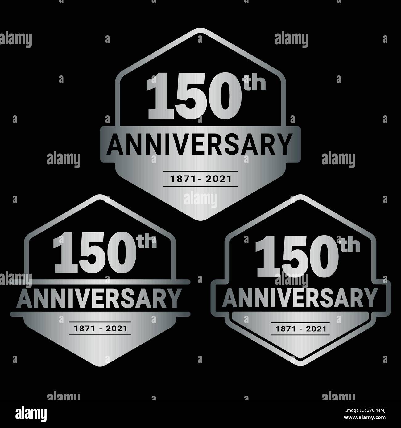 150 years anniversary celebration logotype. 150th anniversary logo ...