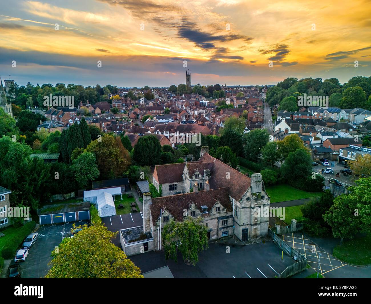 Saints John's House and Museum Warwick Stock Photo - Alamy
