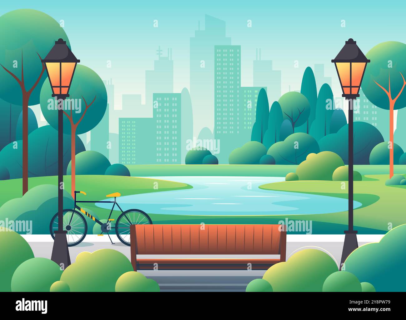 Ground road in nature Stock Vector Images - Alamy