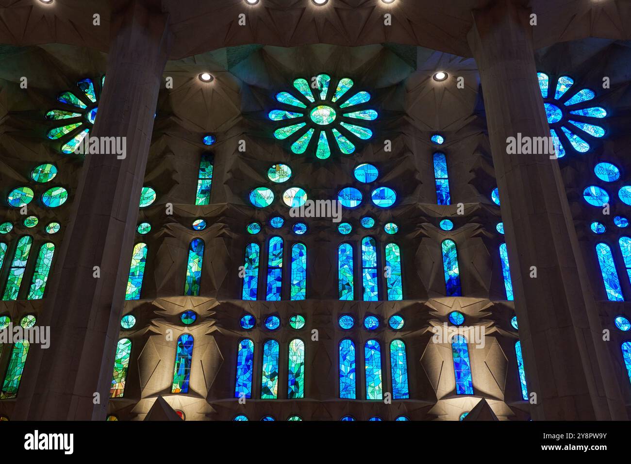 La Sagrada Familia Basilica. Barcelona. Spain.The Basilica and ...