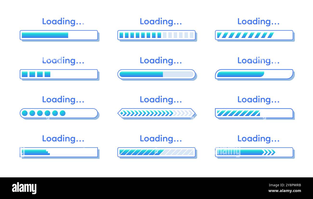 Level indicator progress bar element hi-res stock photography and ...