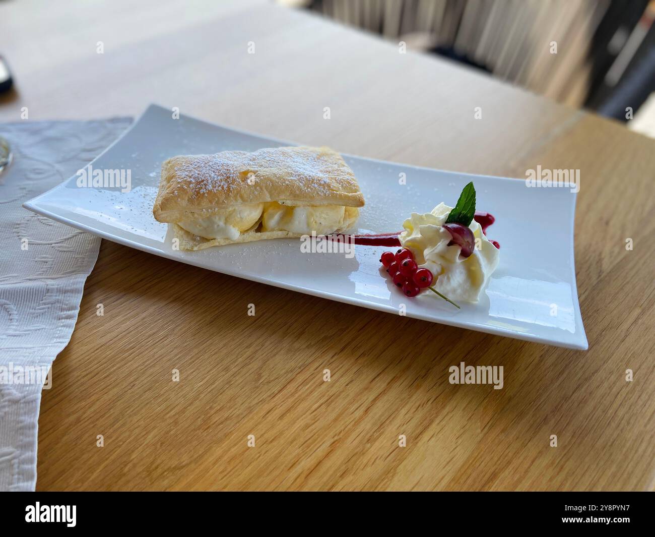 Traditional Austrian dessert Stock Photo - Alamy