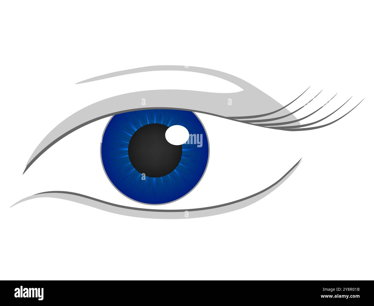 Blue white face Stock Vector Images - Alamy
