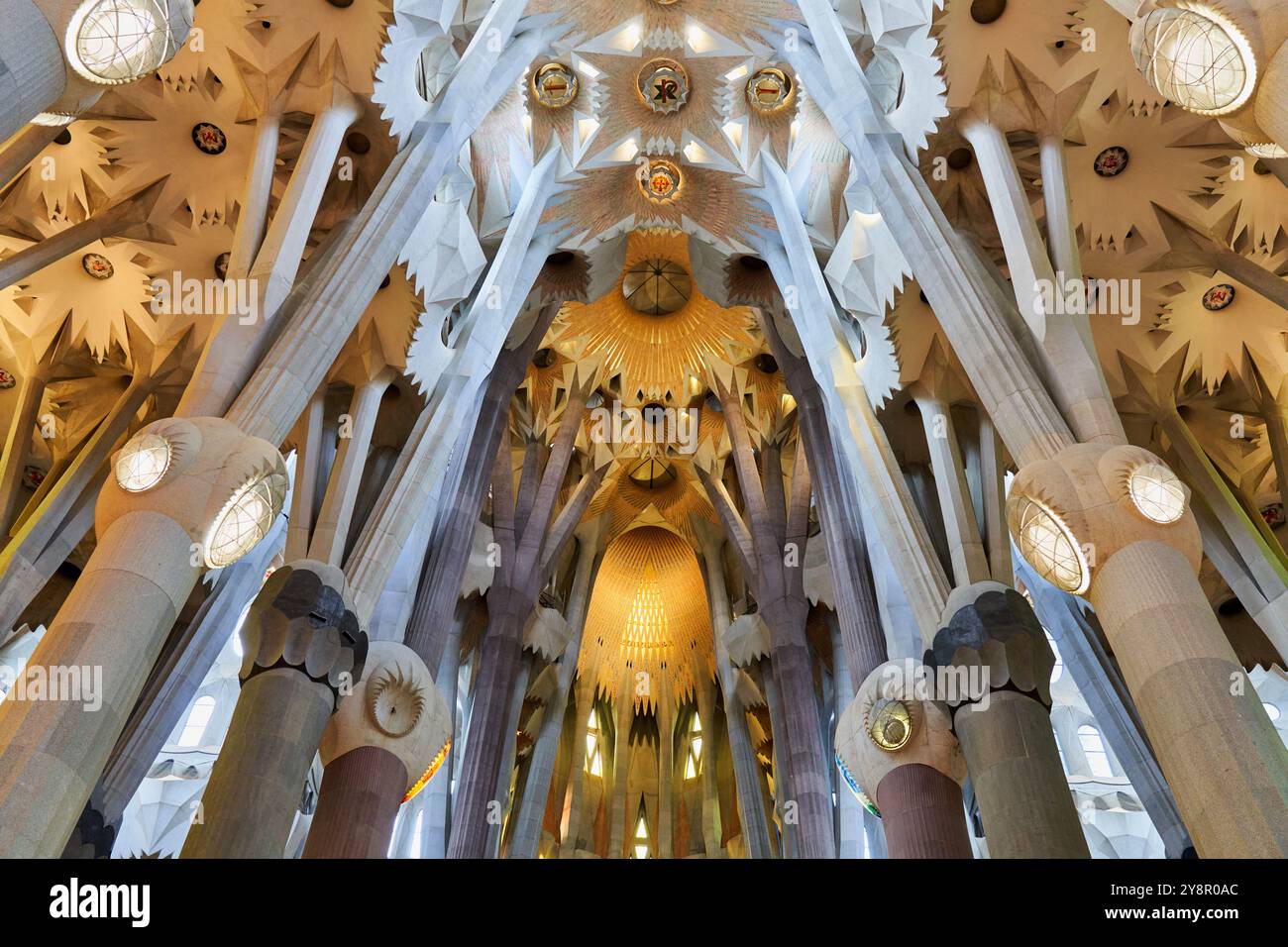 La Sagrada Familia Basilica. Barcelona. Spain.The Basilica and ...