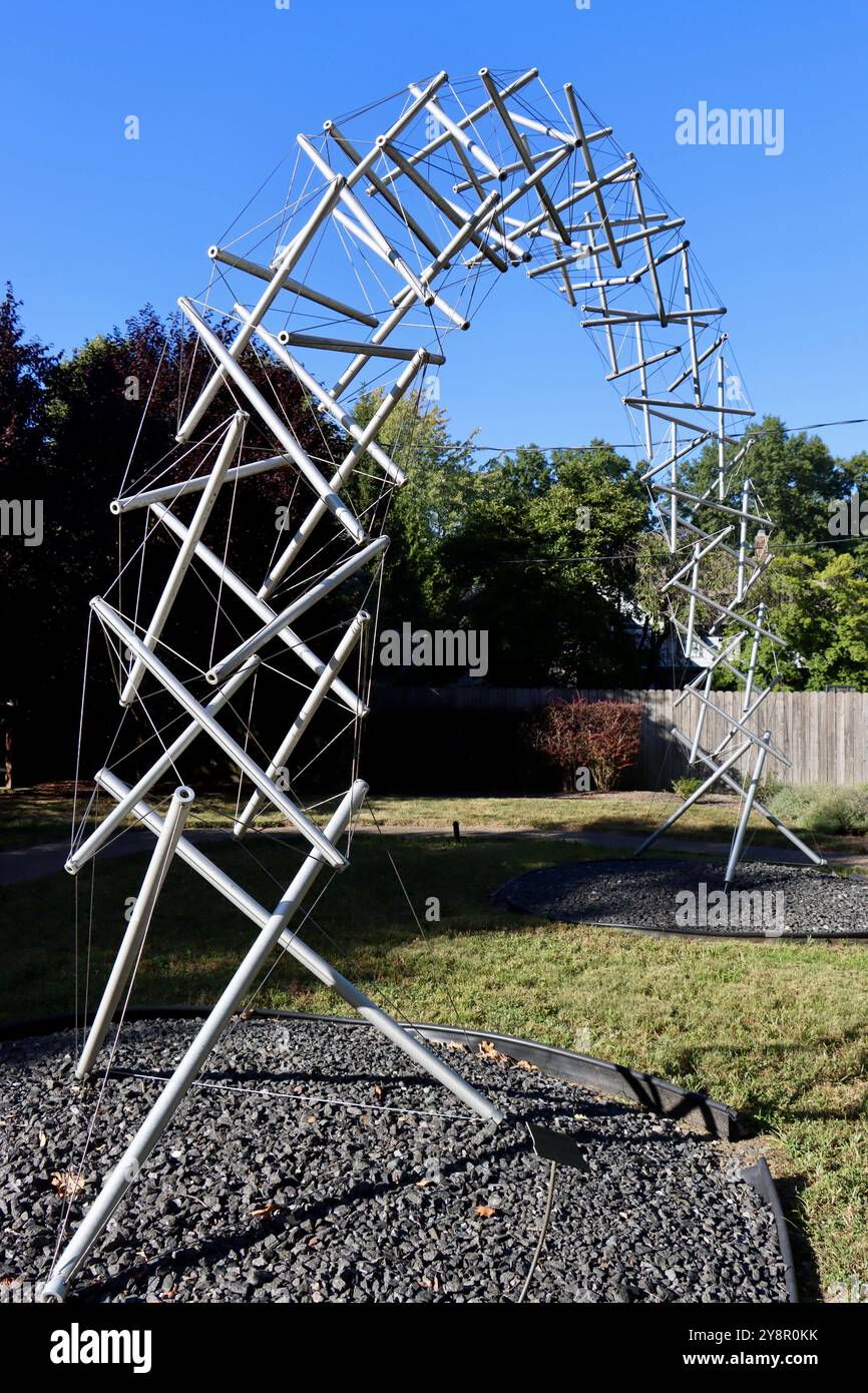 RAINBOW ARCH by KENNETH SNELSON at Seltzer Sculpture Park in Edgewater ...