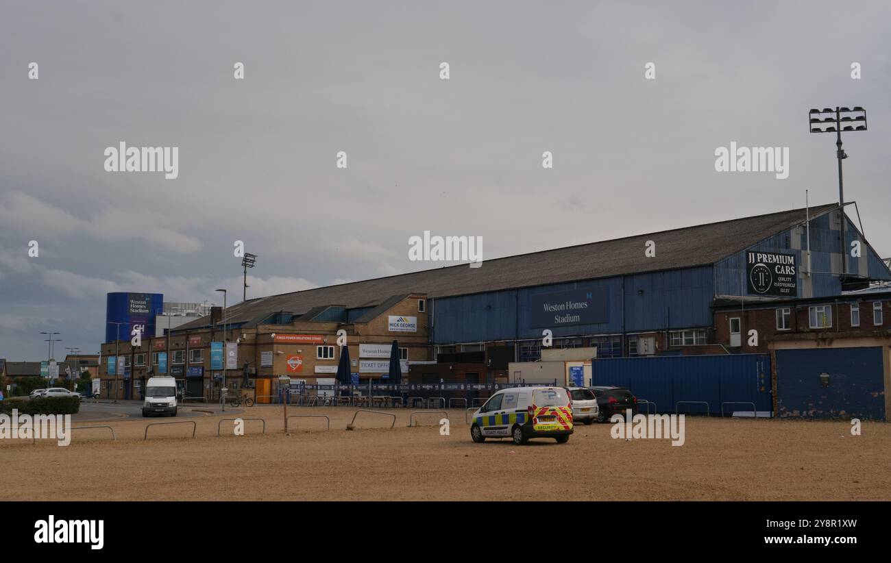 The Weston Homes stadium is home to Peterborough United FC Stock Photo ...