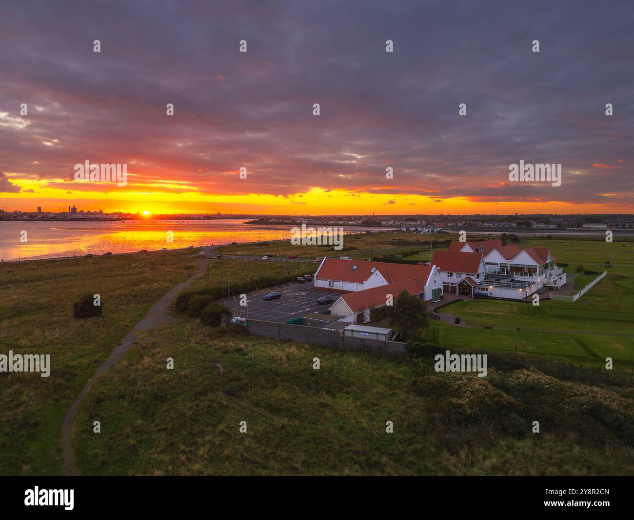 Bull island aerial dublin hi-res stock photography and images - Alamy