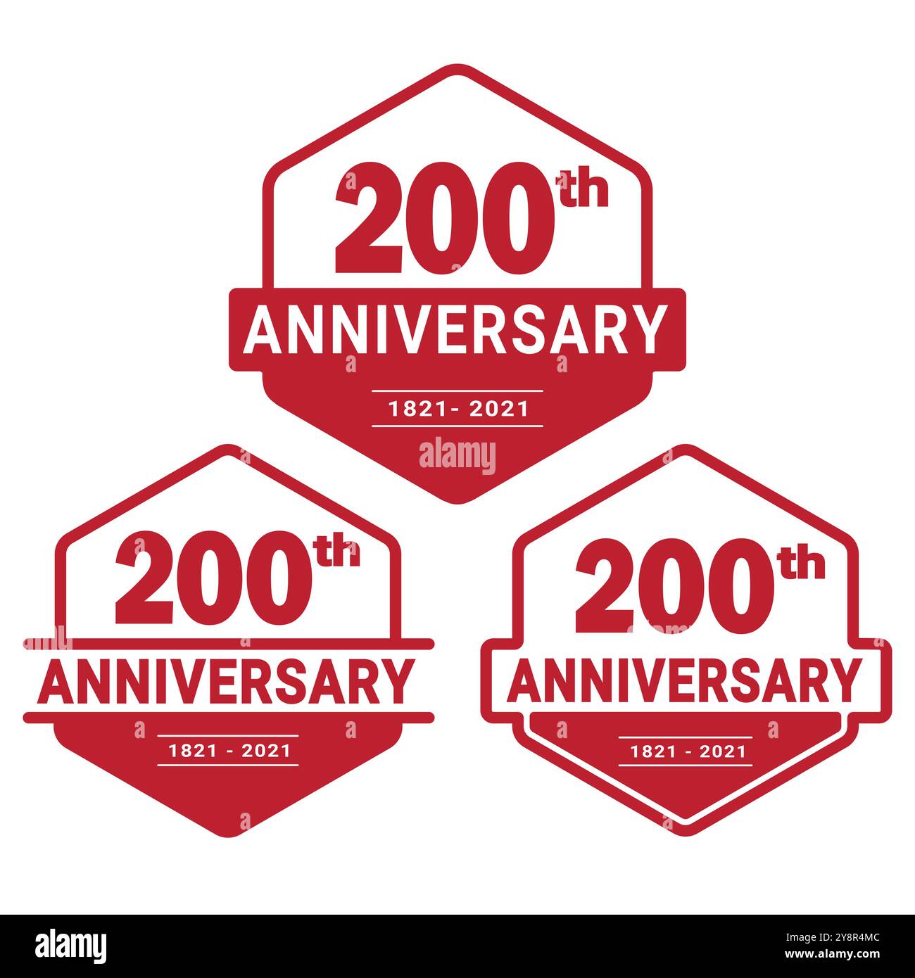 200 years anniversary celebration logotype. 200th anniversary logo ...