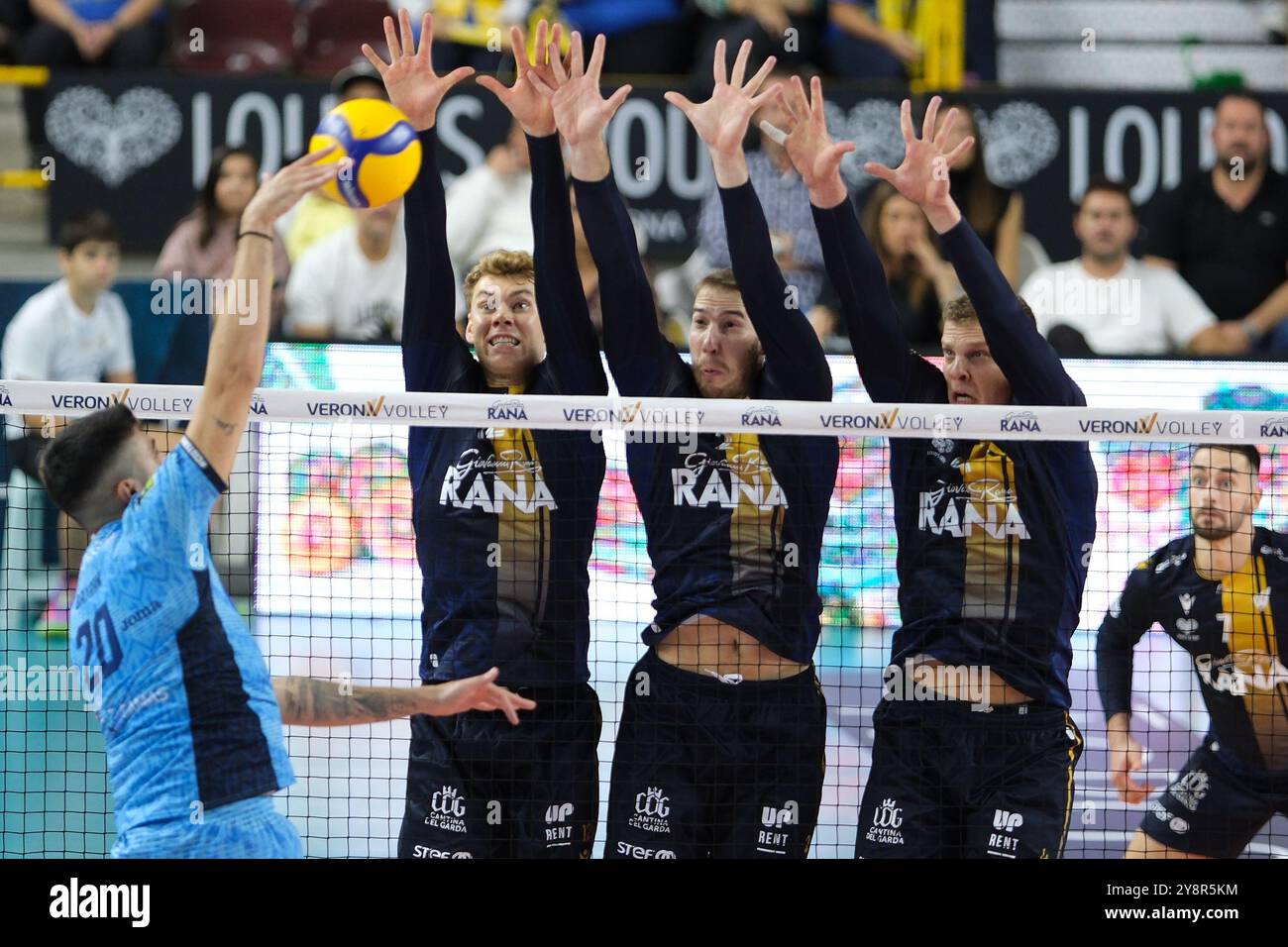 Block of Mads Kyed Jensen of Rana Verona and Lorenzo Cortesia of Rana ...