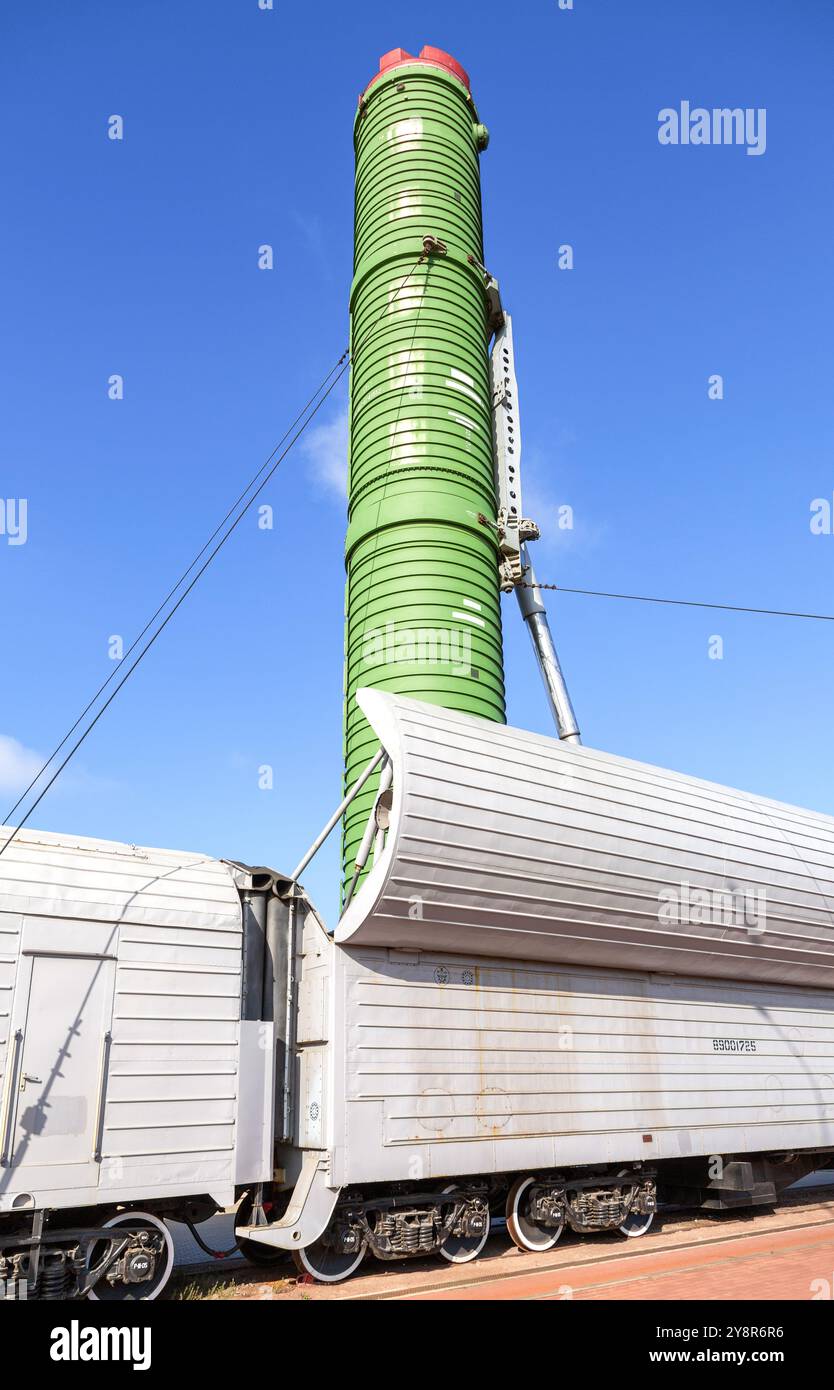 Saint Petersburg, Russia - Septembert 19, 2024: Mobile missle system ...