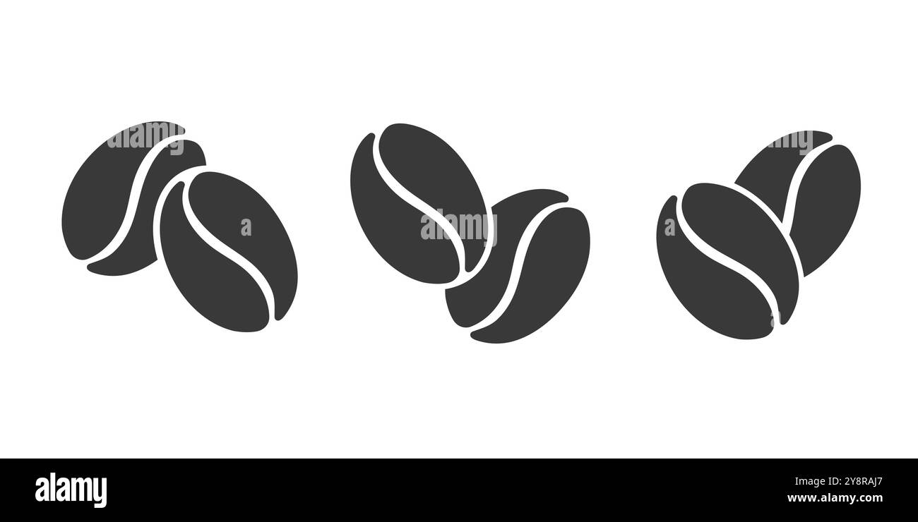 Coffee beans icon set, vector illustration Stock Vector Image & Art - Alamy
