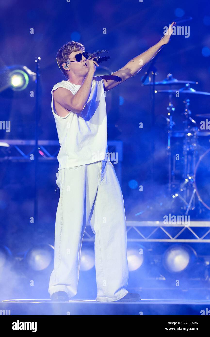 Sydney, Australia, 6 October, 2024. Kid Laroi performing at the NRL ...