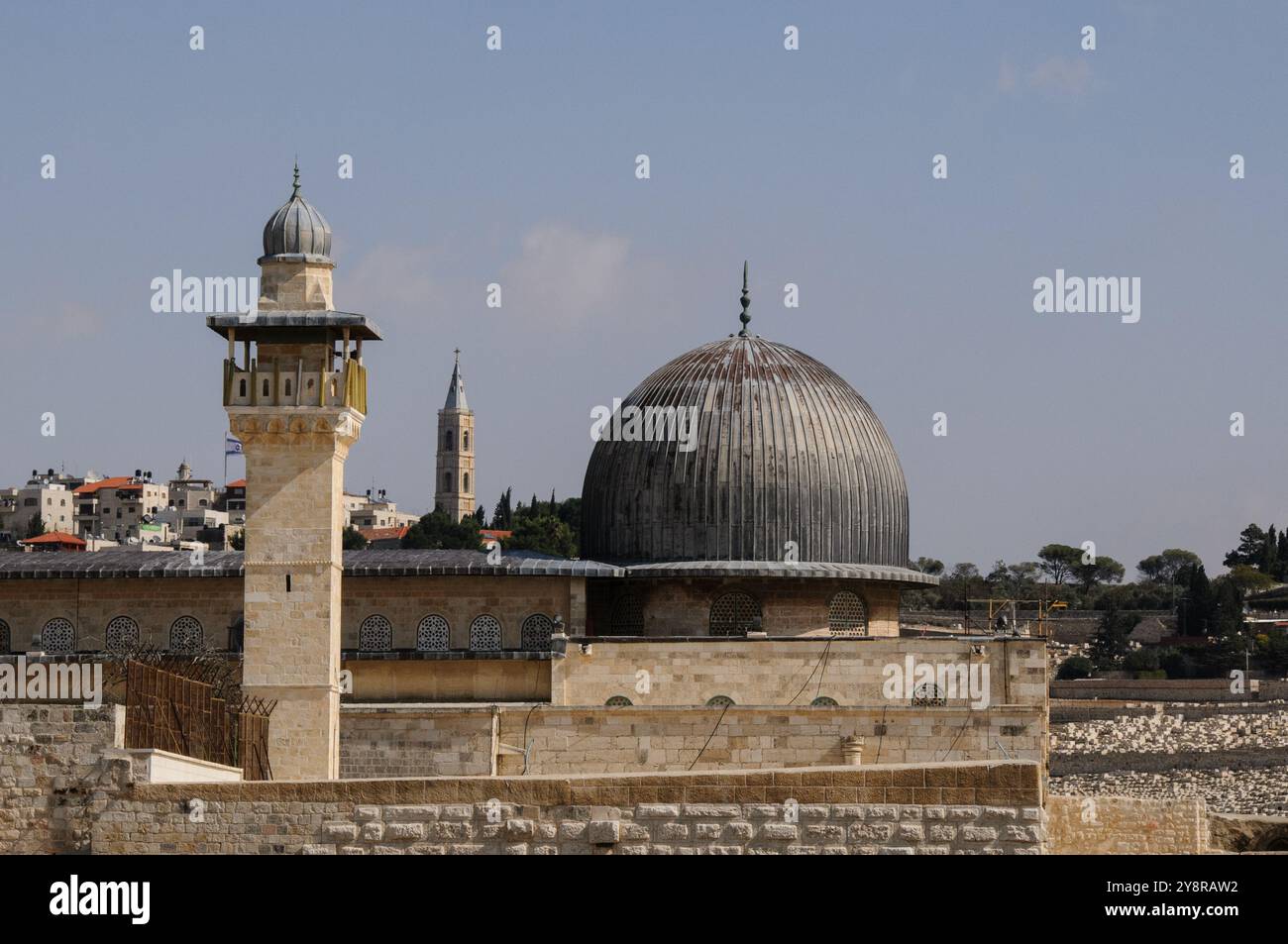 The Al-Aqsa Mosque, also known as the Qibli Mosque or Qibli Chapel, is ...