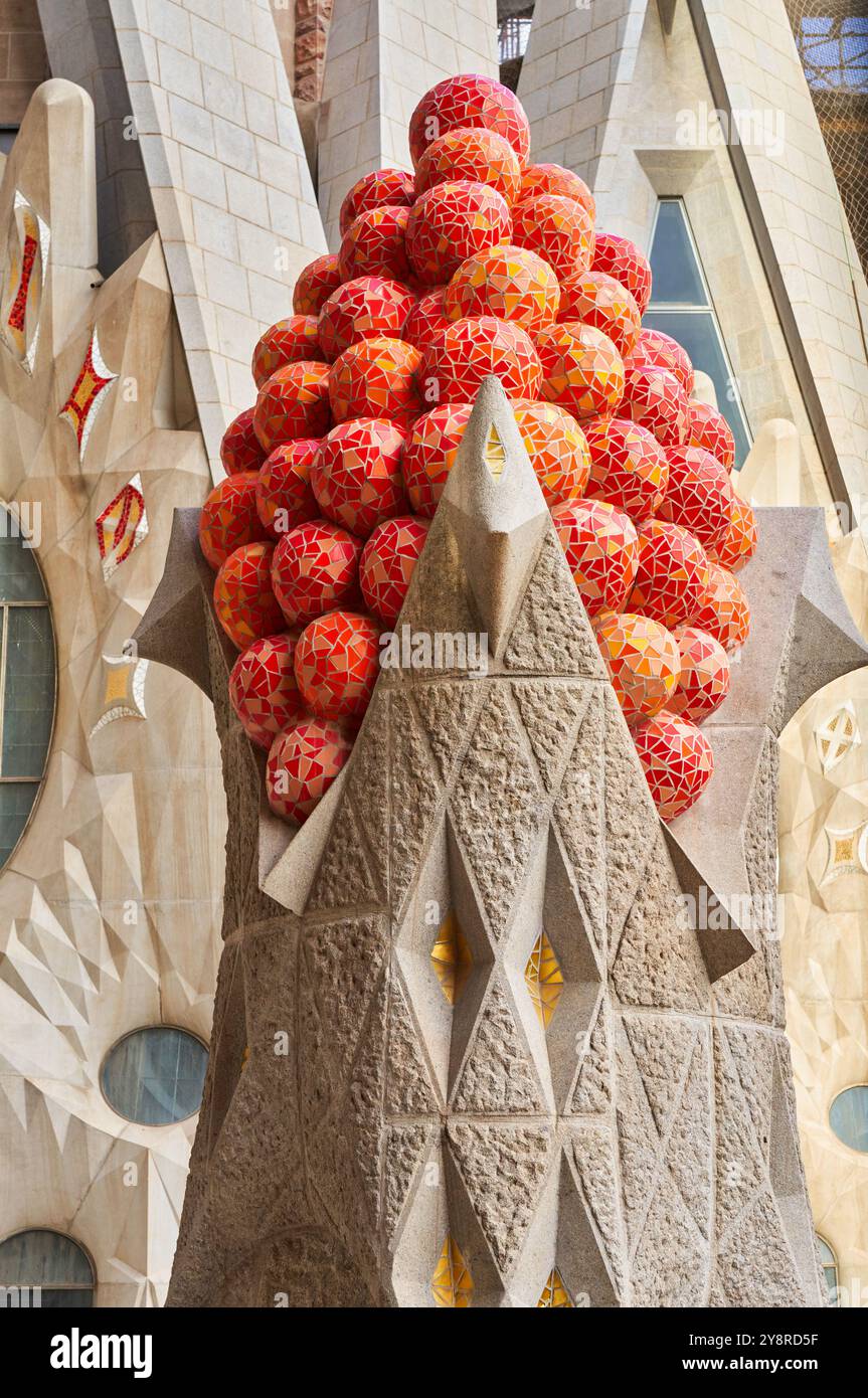 La Sagrada Familia Basilica. Barcelona. Spain.The Basilica and ...