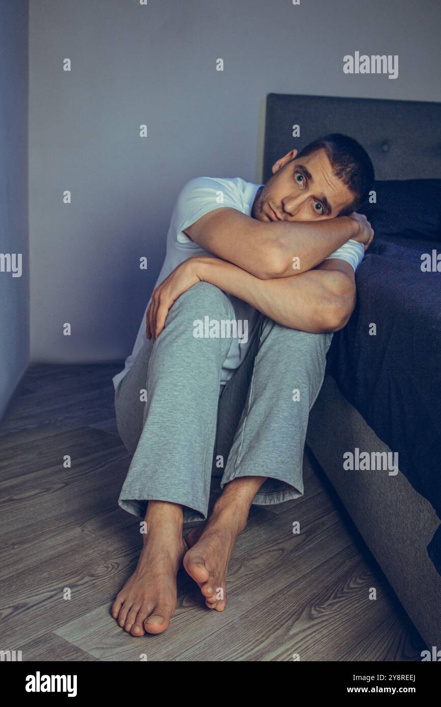 Dramatic lifestyle portrait of a handsome guy in his 30s and 40s ...