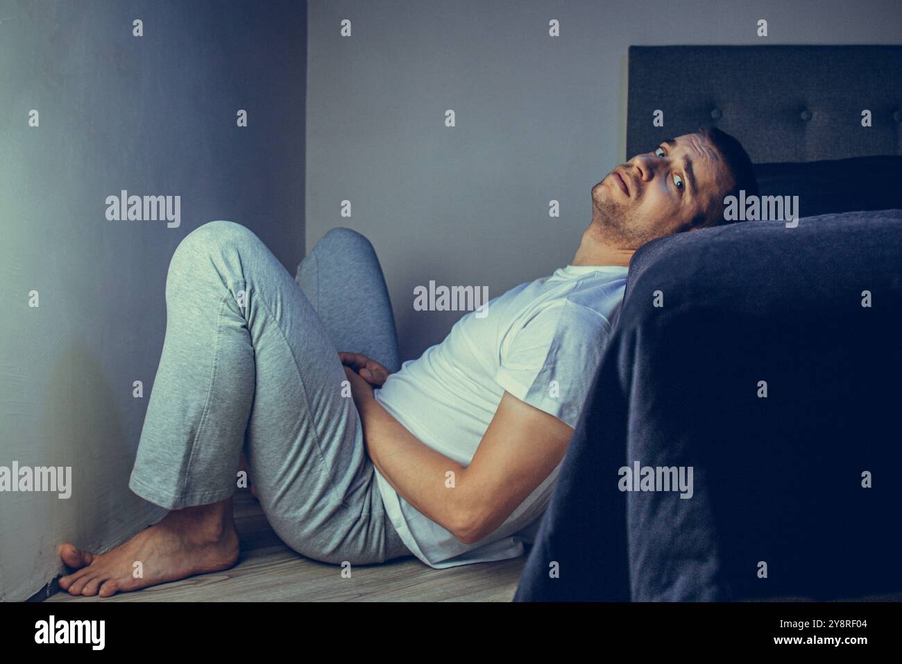 Dramatic lifestyle portrait of a handsome guy in his 30s and 40s ...