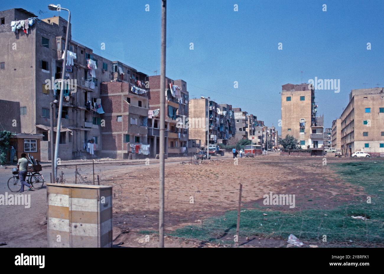 Residential buildings, Cairo, Egypt, September 1989 Stock Photo - Alamy