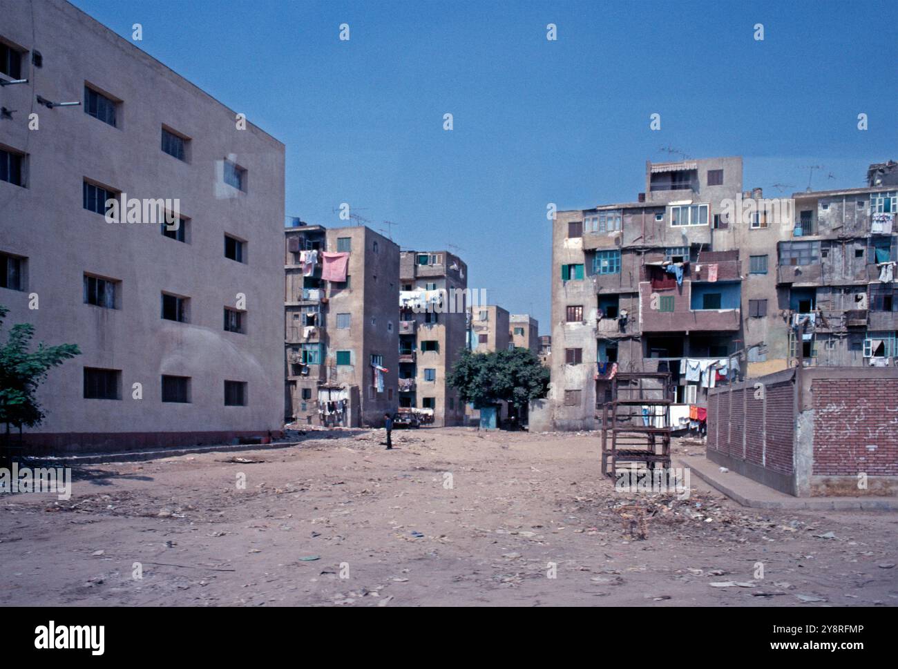 Residential buildings, Cairo, Egypt, September 1989 Stock Photo - Alamy