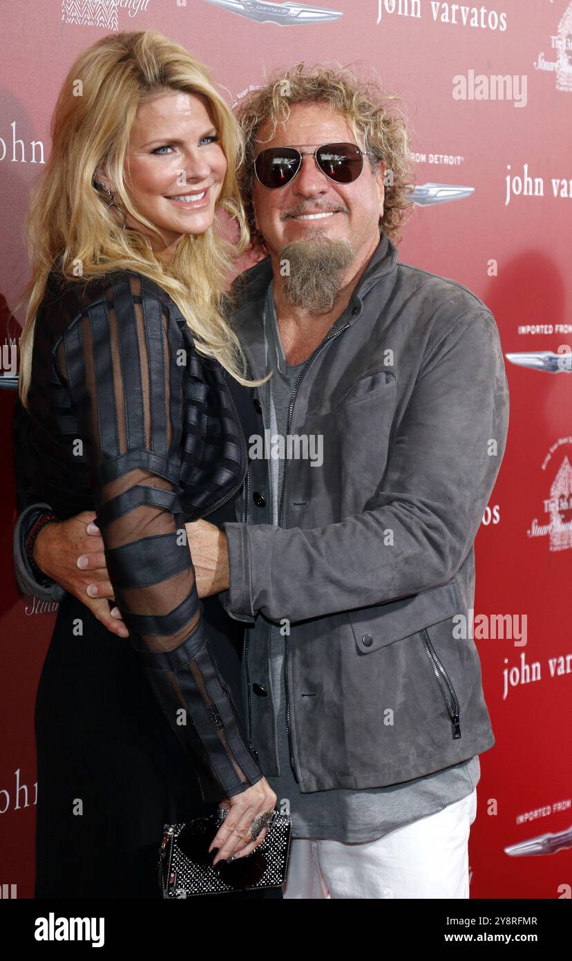 Sammy Hagar and Kari Karte-Hagar at the John Varvatos 13th Annual ...