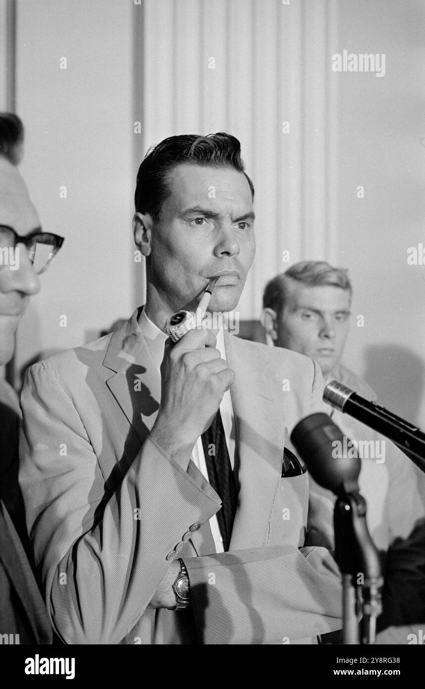 George Lincoln Rockwell (1918 – 1967) American Neo-Nazi activist Stock ...