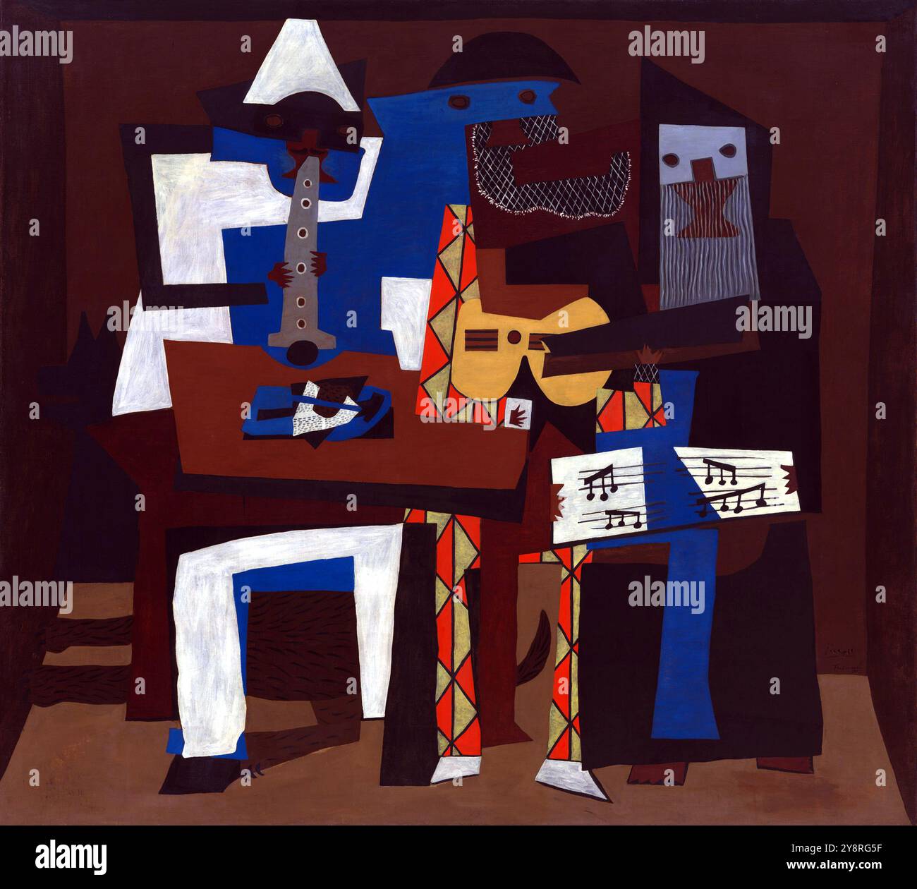 Pablo picasso three musicians hi-res stock photography and images - Alamy