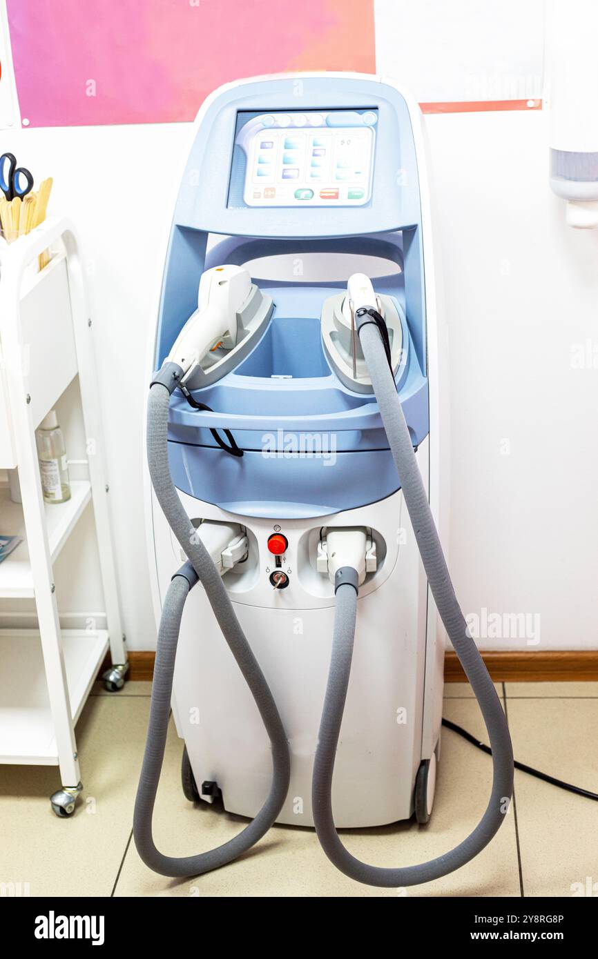 laser device with various attachments for hair removal and rejuvenation ...