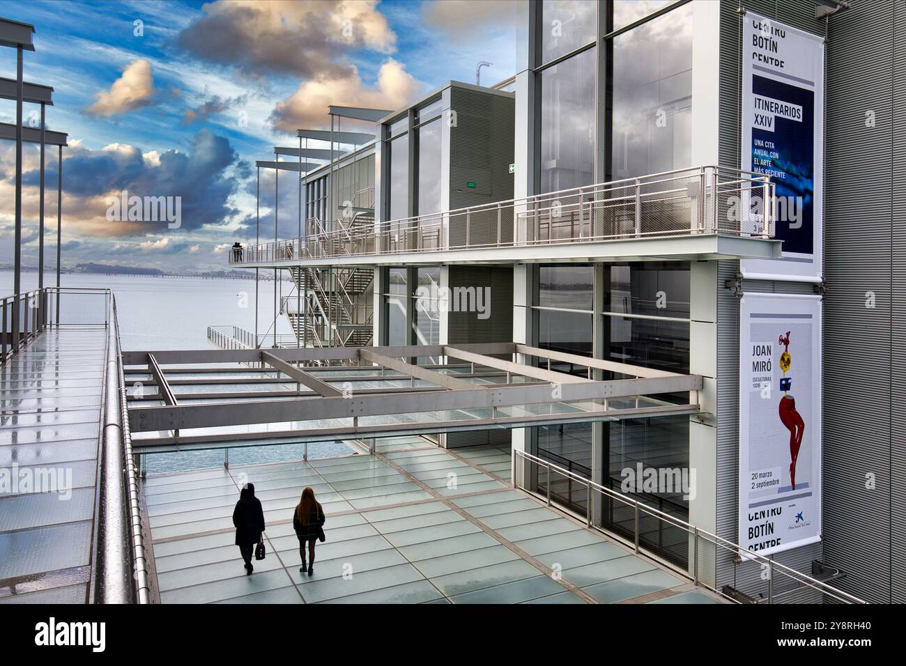 Botin Center Museum Art and Culture, Architect Renzo Piano, Santander ...
