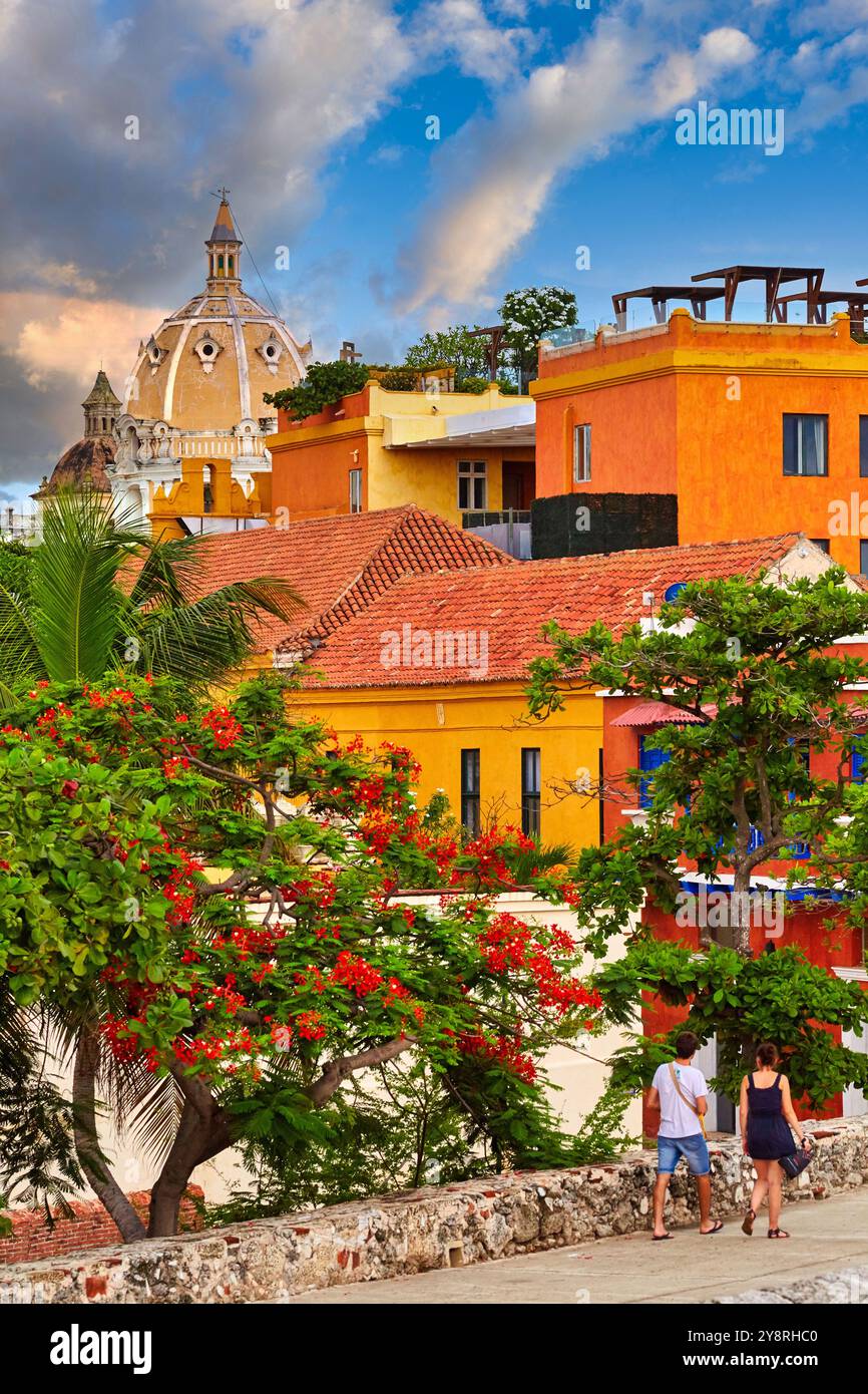 Baluarte de Santiago, San Pedro Claver Church, Cartagena de Indias ...
