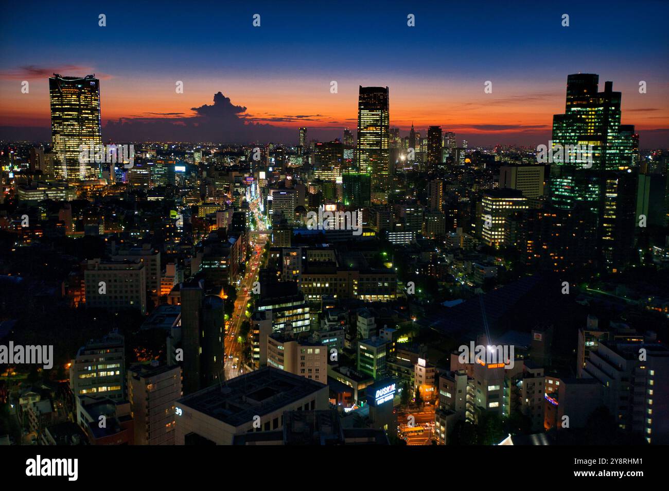 City view from Tokyo Tower, Tokyo, Japan Stock Photo - Alamy