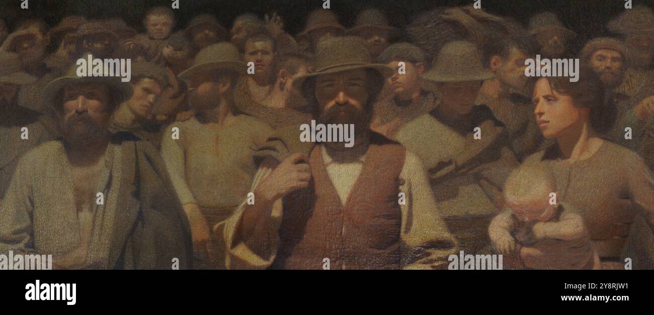 Giuseppe Pellizza da Volpedo (1868-1907). Italian painter. The Fourth ...