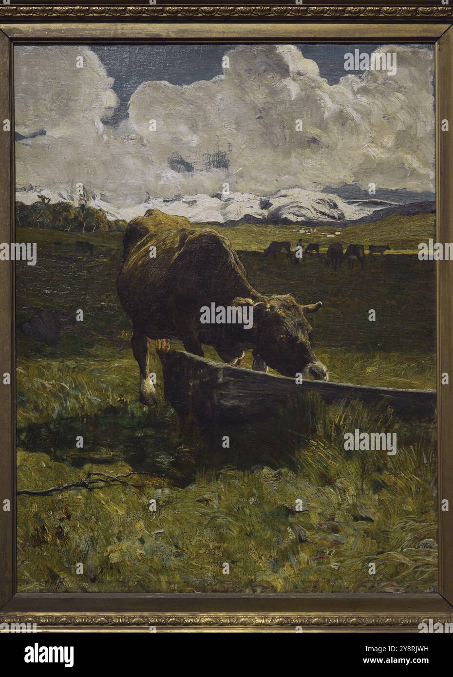 Giovanni segantini 1859 1899 italian painter hi-res stock photography ...