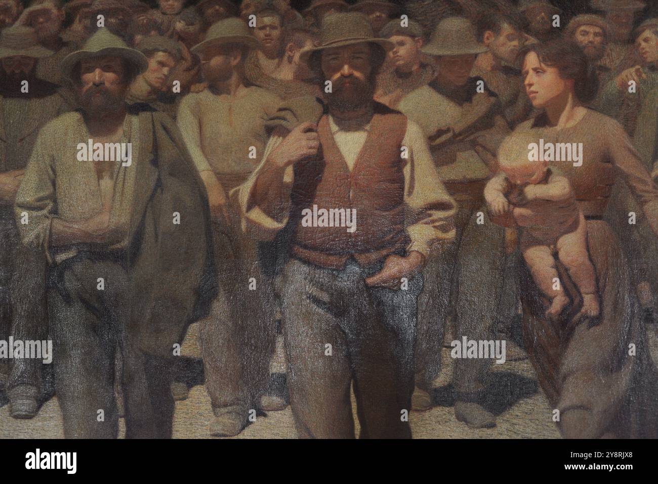 Giuseppe Pellizza da Volpedo (1868-1907). Italian painter. The Fourth ...