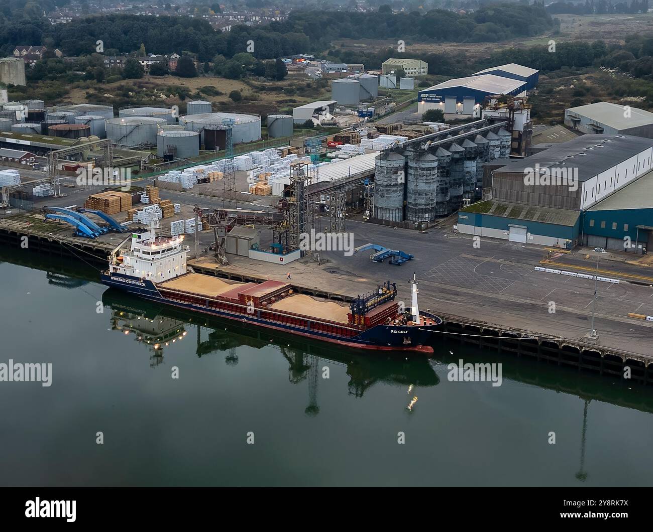 The general cargo ship RIX GULF docked in Ipswich, Suffolk, UK Stock Photo - Alamy