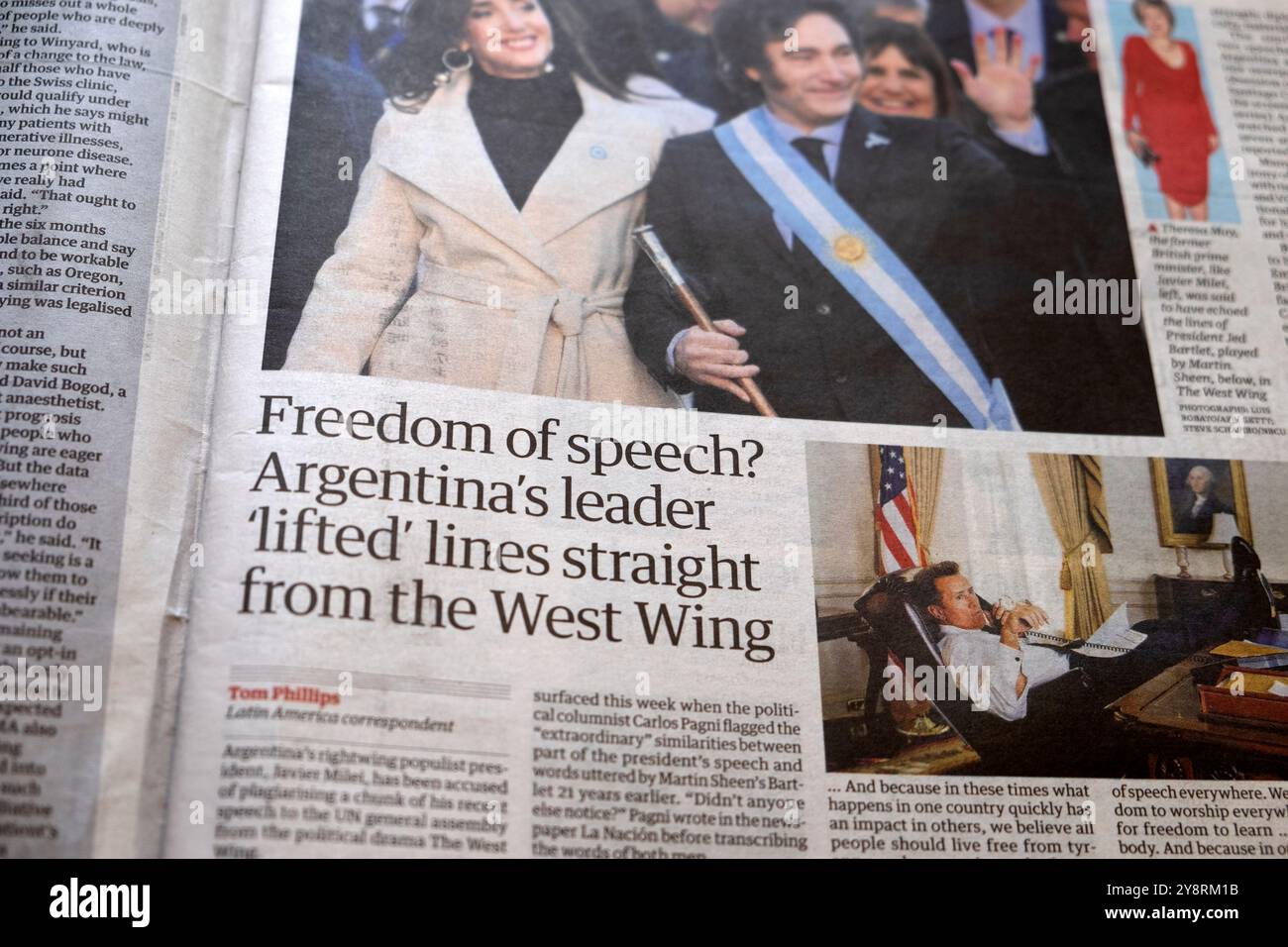 'Freedom of Speech? Argentina's leader 'lifted' lines straight from the ...